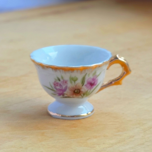 Kitchen | Vintage Miniature Porcelain Tea Cup | Poshmark